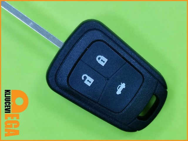 Ključ Chevrolet Aveo Cruse 3 tast(oklop,obloga,kućište)