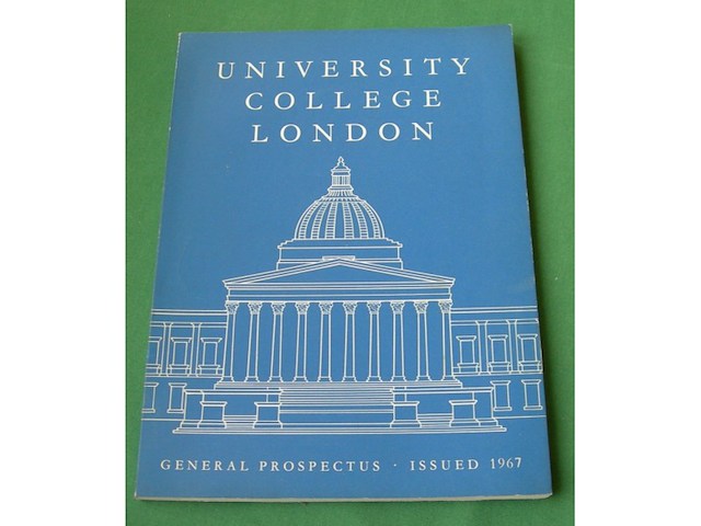 University College London, prospekt iz 1967.