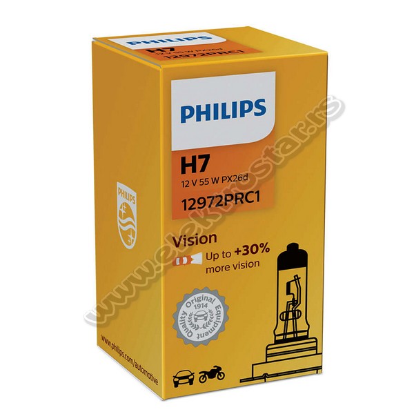 AUTO H7 12V 55W PX26d VISION PHILIPS