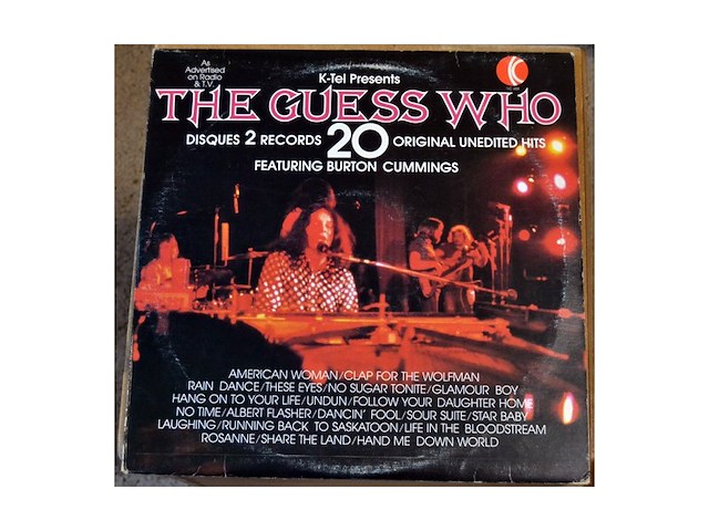 Guess Who ‎– 20 Original Unedited Hits (2 x LP)