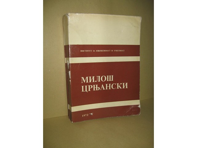 Knjizevno delo Milosa Crnjanskog