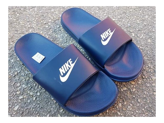 Nike muške papuče plave NOVO po magacinskoj ceni