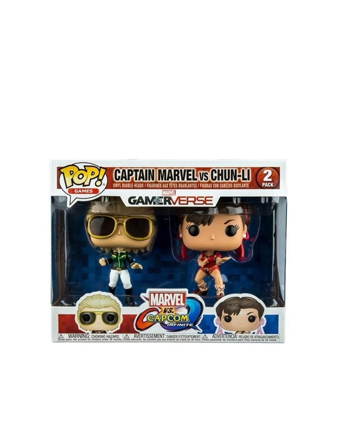 DEČJA IGRAČKA FIGURA POP 2PCS CAPTAIN MARVEL VS. CHUN-LI Funko