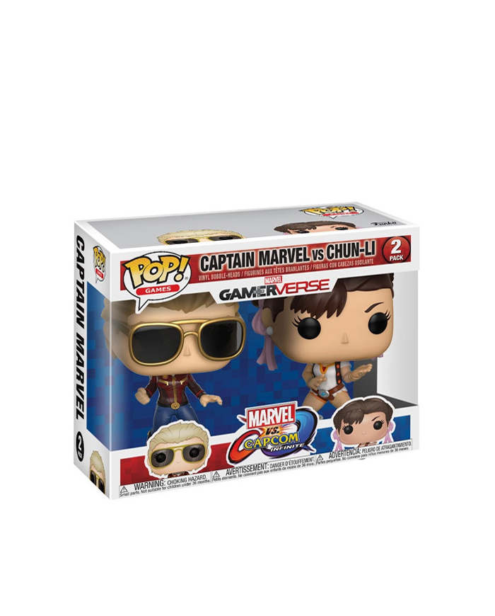 DEČJA IGRAČKA FIGURA POP CAPTAIN MARVEL VS. CHUN-LI Funko