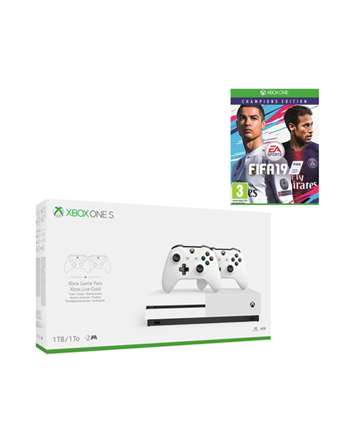 DEČJA KONZOLA XBOXONE 1TB + EXTRA COTROLLER + FIFA19 WHITE Microsoft