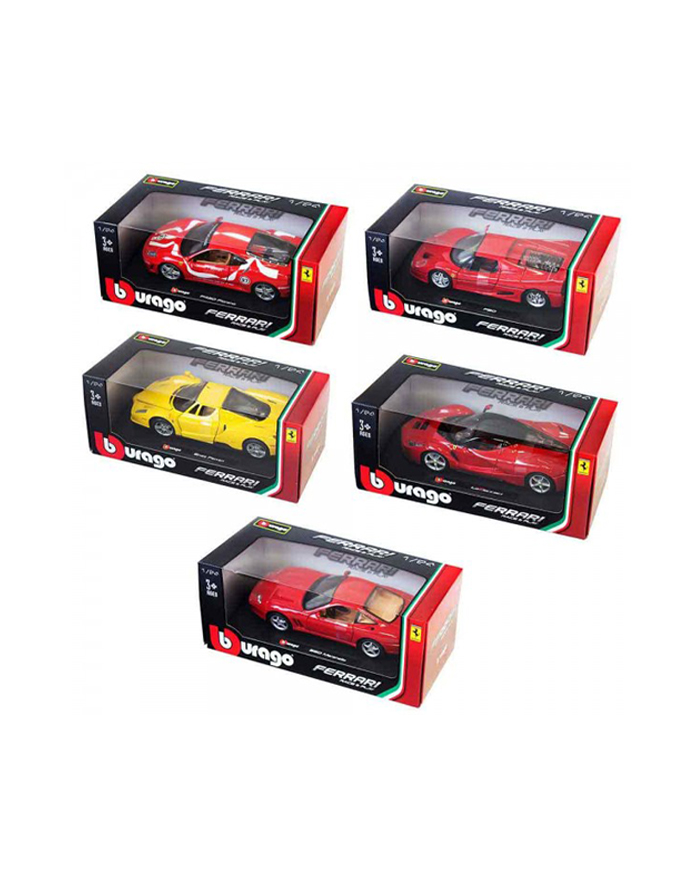 BURAGO 1:24 FERRARI R & P VEHICLES