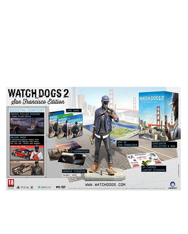 DEČJA VIDEO IGRA PC WATCH DOGS 2 COLLECTORS EDITION Ubisoft Entertainment