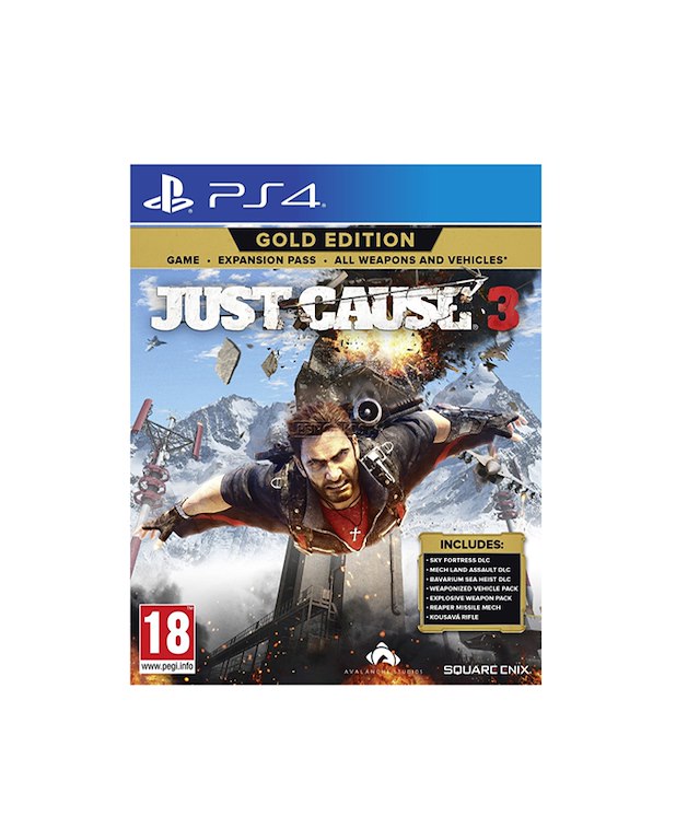 DEČJA VIDEO IGRA PS4 JUST CAUSE 3 GOLD EDITION Square Enix