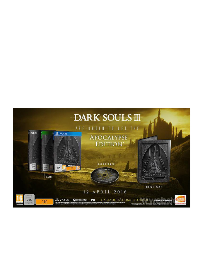 DEČJA VIDEO IGRA PC DARK SOULS 3 APOCALYPSE EDITION Namco Bandai