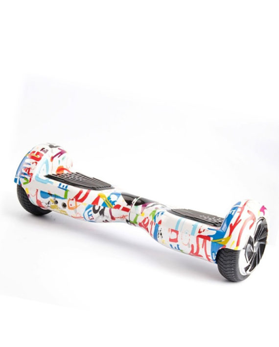 HOVERBOARD S36 SELF BALANCING WHEEL 6.5″ GRAFFITI WHITE KooWheel