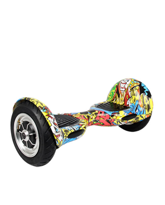 HOVERBOARD C10 SELF BALANCING WHEEL 10″ CARBON HIPHOP YELLOW KooWheel