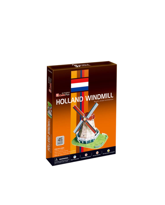 DEČJA IGRAČKA 3D PUZZLE HOLAND WINDMILL Mehano