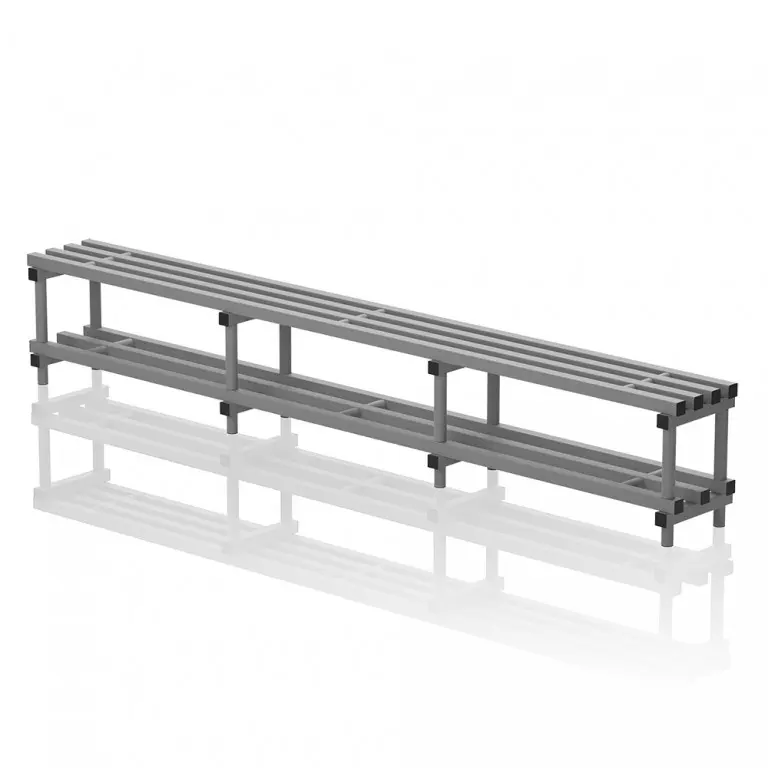 Klupa 300x45x49cm od plastike za javne objekte