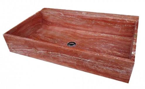 Kameni lavabo Travertino Rosso B011