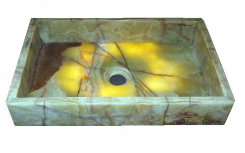 Kameni lavabo Onyx Verde B008