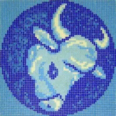 Horoskopski znak BIK od mozaika