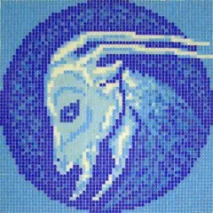 Horoskopski znak JARAC od mozaika