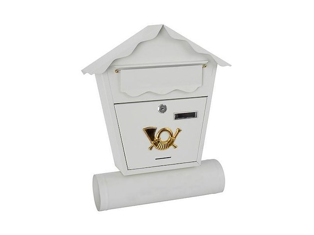 Poštansko sanduče belo 45x37x10cm STREND PRO