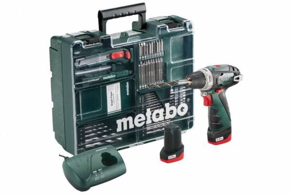 Aku. bušilica odvijač 10,8 V/2,0 Ah/34 Nm - PowerMaxx BS Basic Set Mobile Workshop - METABO