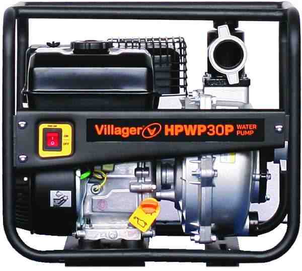 Motorna BENZINSKA pumpa za vodu visokog pritiska 4,7 kW/ 6,3 KS , 6,5 bar , 30000 l/h - HPWP 30 P Villager - 041408