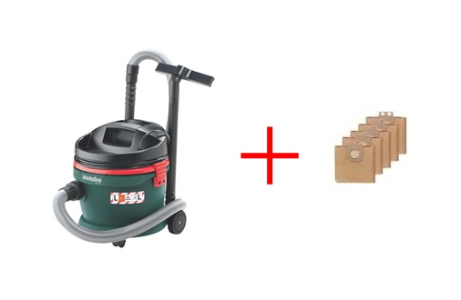 Usisivač za suvo i mokro usisavanje AS20 L + 5 kesa - 1200 W - Metabo