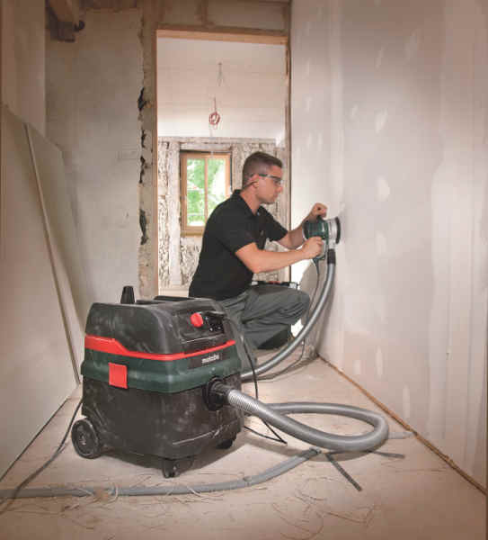 Usisivač sa polu-automatskim čišćenjem ASR 25L SC - 1,400 W - Metabo