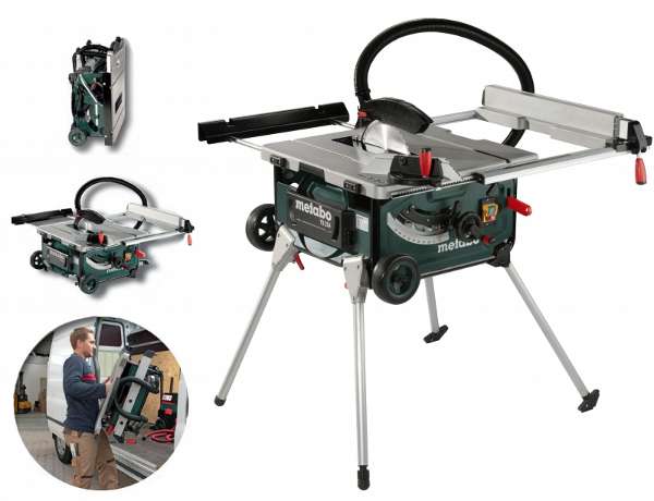 Mobilni stoni cirkular 2000W / 254 mm - TS 254 - METABO