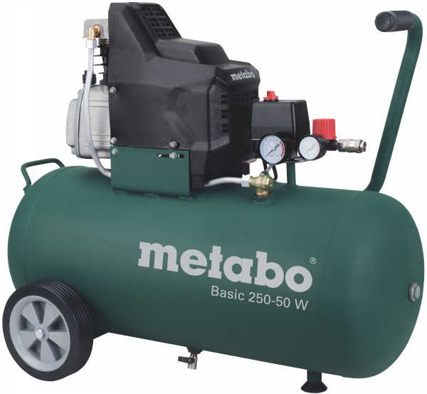 Kompresor za vazduh (bezuljni) - 1500 W/50l/8bar - BASIC 250-50 W OF - Metabo