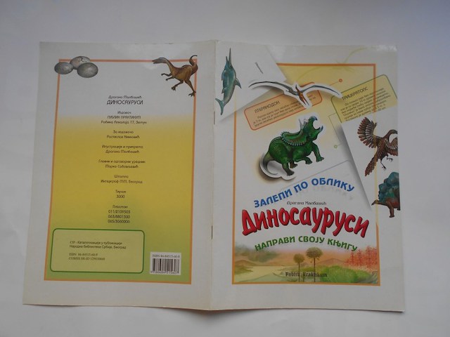 Knjiga sa nalepnicama - Dinosaurusi, publik praktikum