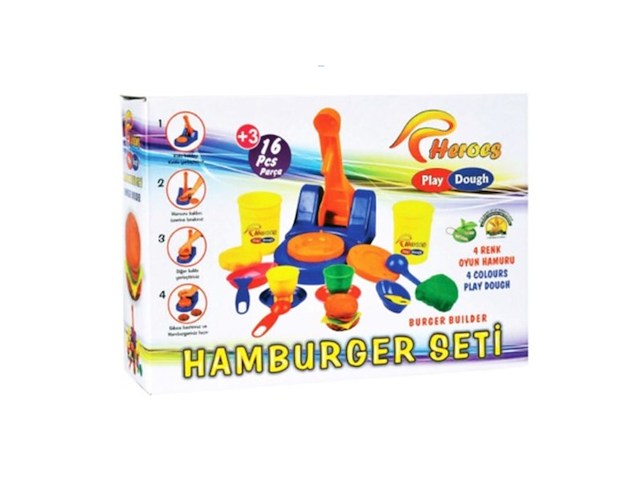 Plastelin SET - Napravi hamburger