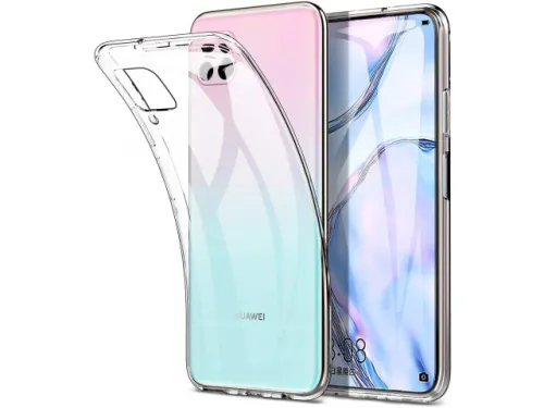 Silikonska futrola - maska Ultra Thin za Huawei P40 Lite/Nova 6 SE Transparent