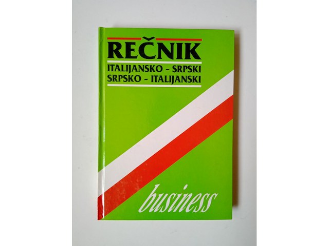 ITALIJANSKO SRPSKI BUSINESS RECNIK