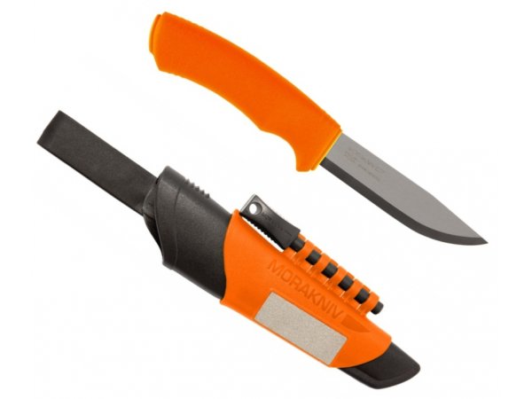 NOŽ MORA BUSHCRAFT SURVIVAL ORANGE