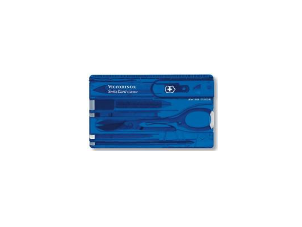 VICTORINOX SWISSCARD TRANSPARENT BLUE