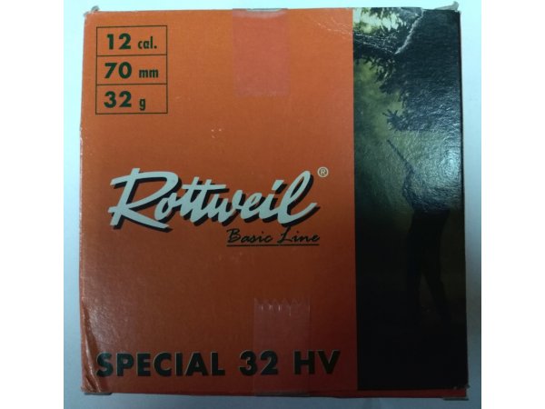 LOVAČKI PATRON ROTTWEIL SPECIAL 32GR HV 3 CAL.12