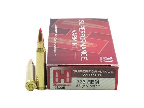 KARABINSKI METAK HORNADY .223 REM. 53GR V-MAX-3,5g