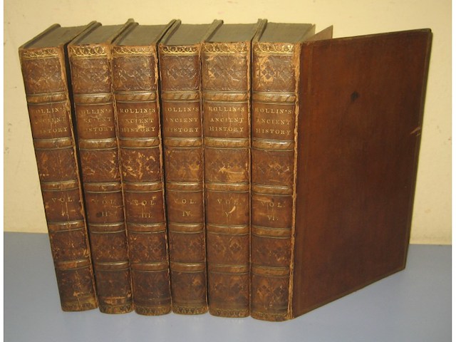 The Ancient History in six volumes Rollin 1824