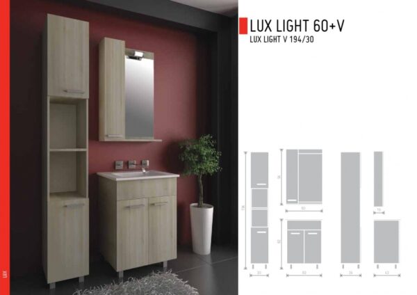 LUX LIGHT 60 DONJI DEO 60/82CM