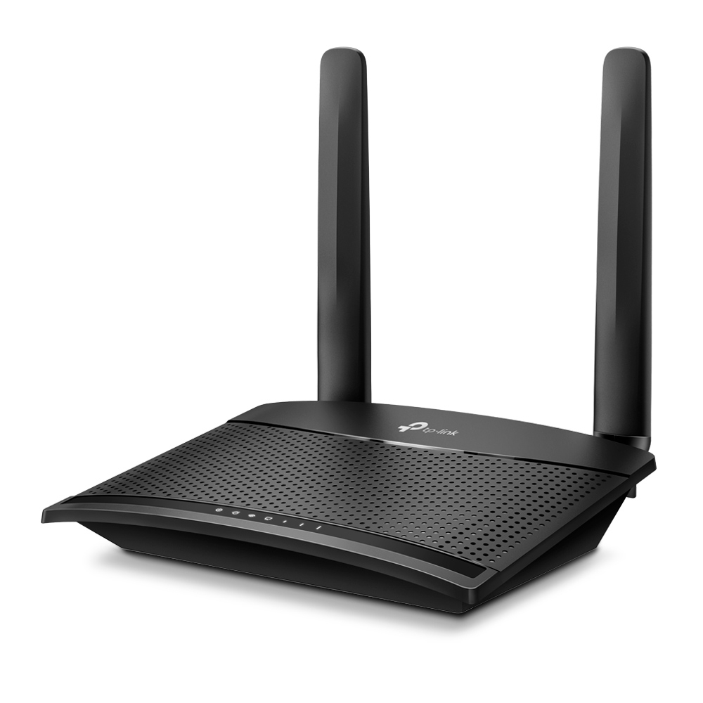 TP-Link TL-MR100 3G / 4G LTE bežični ruter sa modemom (do 150Mb/s download), 1 x LAN + 1 x WAN/LAN port, 2 x izmenljive 4G LTE antene, WiFi 2.4GHz, 802.11b/g/n 2.4GHz, do 32 bežična korisnika