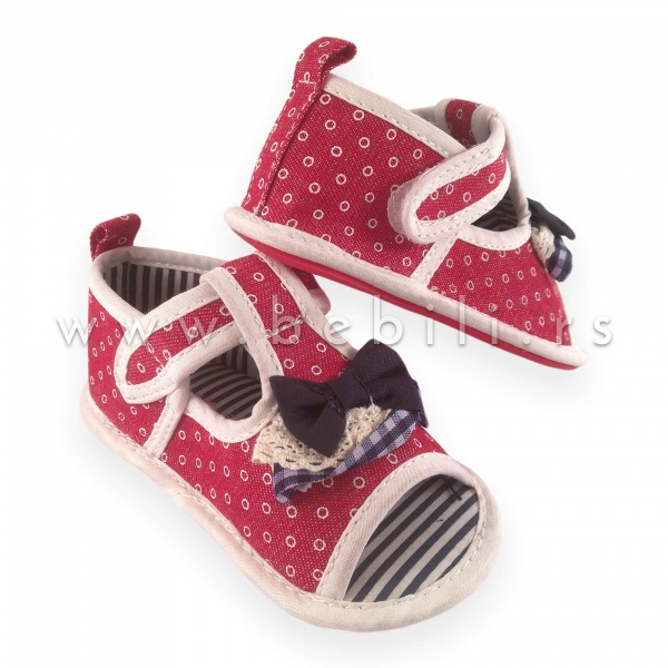 Jungle Nehodajuće sandale za bebe Red