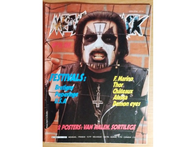 časopis METAL ATTACK br. 11 (1984) Maiden, Van Halen