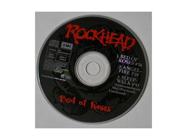 Rockhead ‎– Bed Of Roses (samo CD)