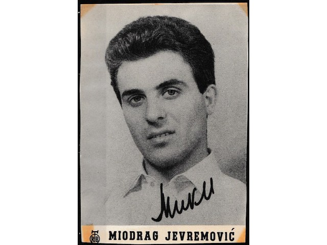 Miodrag Jevremovic - Originalni potpis