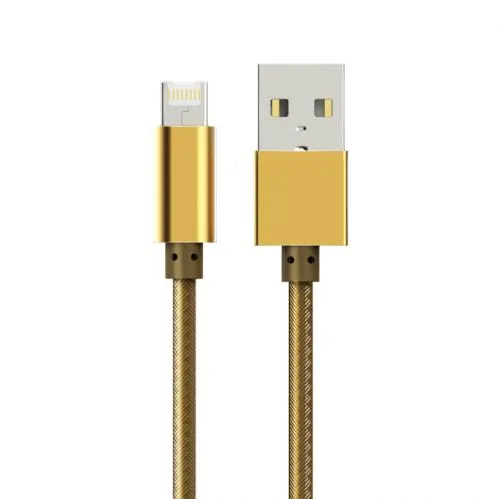 USB Data kabl LDNIO LC88 za iPhone lightning/micro USB zlatni 1m