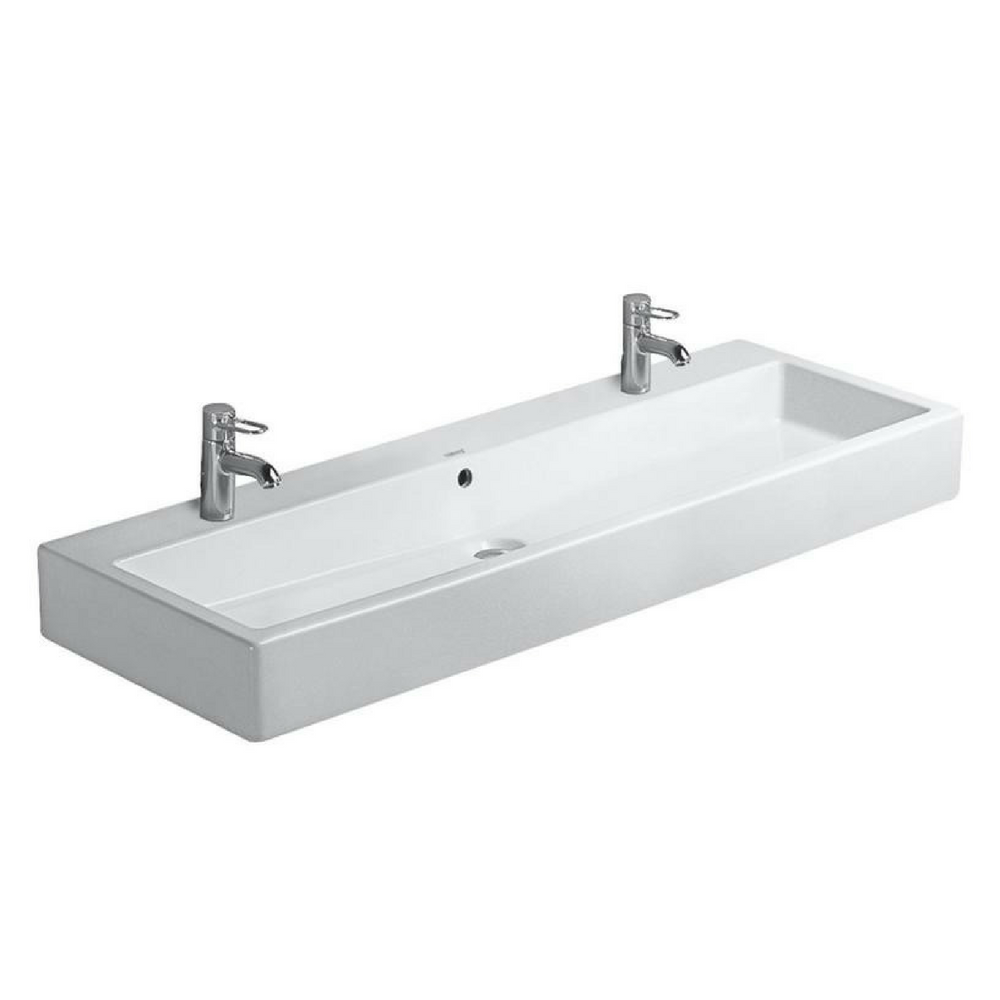 Lavabo za dve slavine 1300×485, serija Starck 3, Duravit