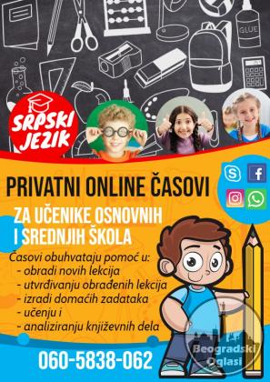 Online časovi srpskog jezika za osnovce i srednjoškolce