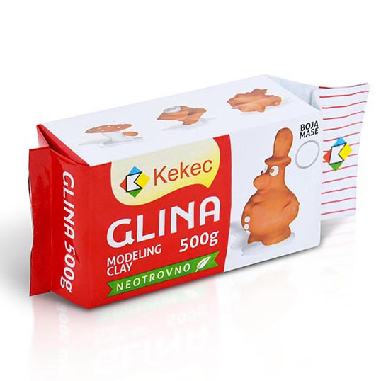 Glina BELA 500gr Kekec