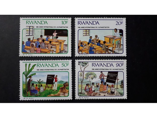 Ruanda 1991. - Godima pismenosti ** Kompl. ser.