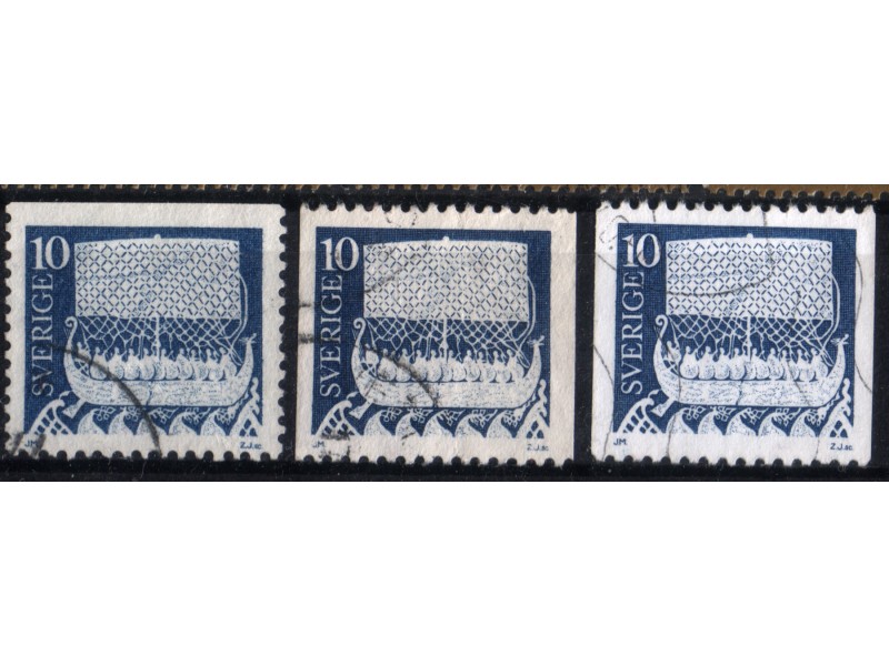 kt128v, 3. feb.1977. Sverige Mi800(-o-)3x1/9