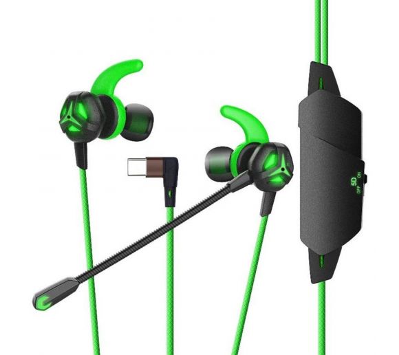 Lenovo - Lenovo HS-10 Surround 7.1 Gaming Headset, Green